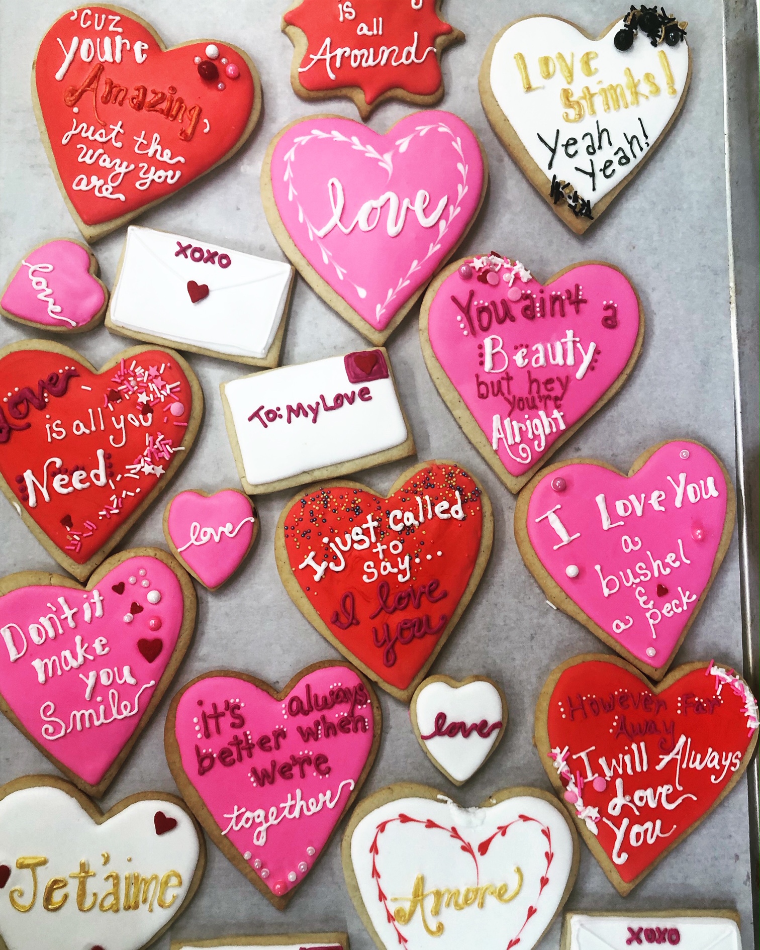 Custom Valentine's Day Cookies | Smolak Farms