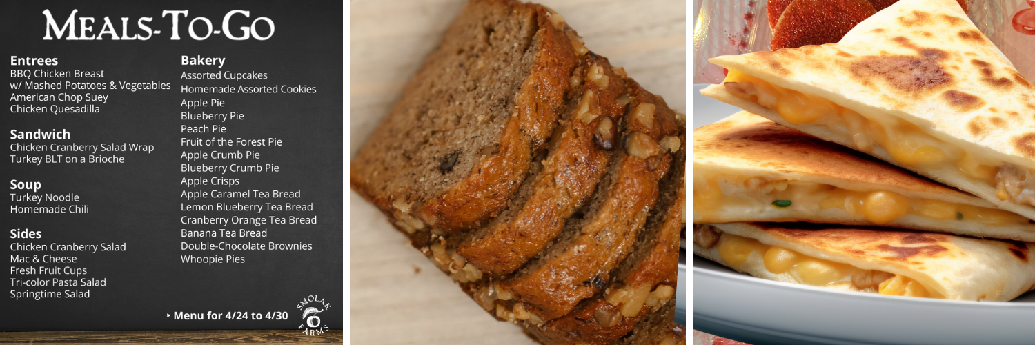 Weekly Meals-to-Go Specials | Smolak Farms